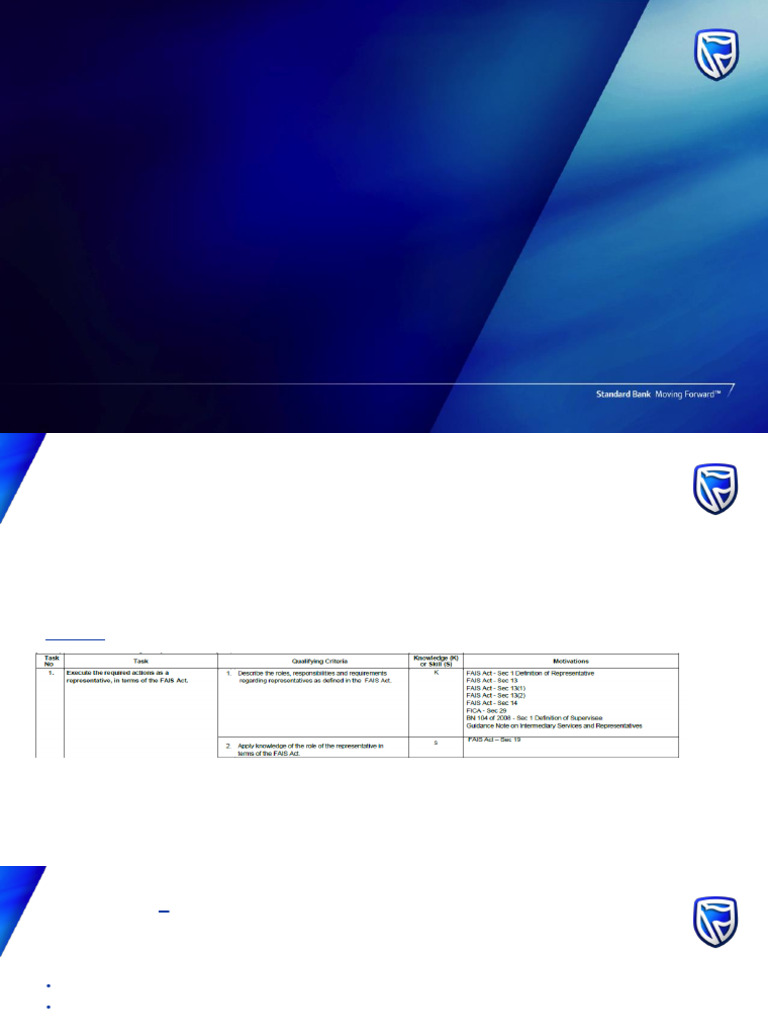 FAIS Representative RE 5 Preparation Jan 2016 | PDF | Securities ...