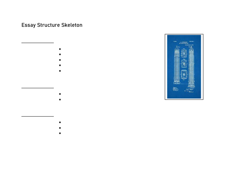Essay Structure Skeleton | PDF