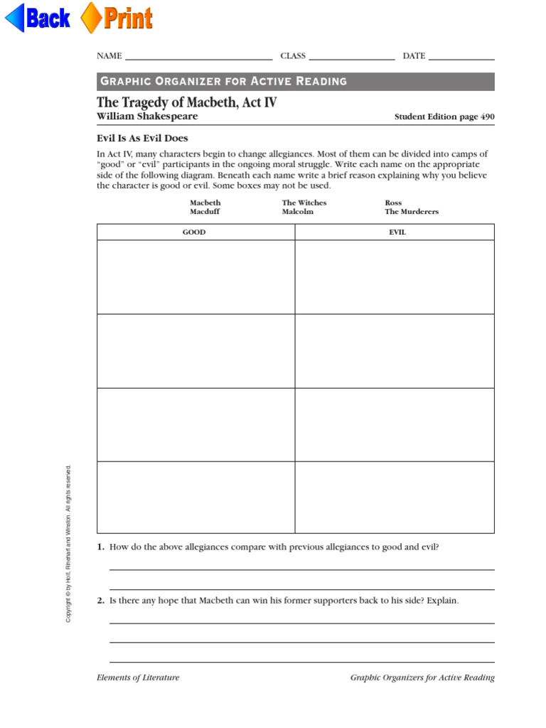 [Template] Act 4 SHEET | PDF
