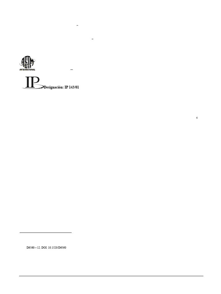 Método ASTM D6560 para Asfaltenos | PDF | Petróleo | Tolueno