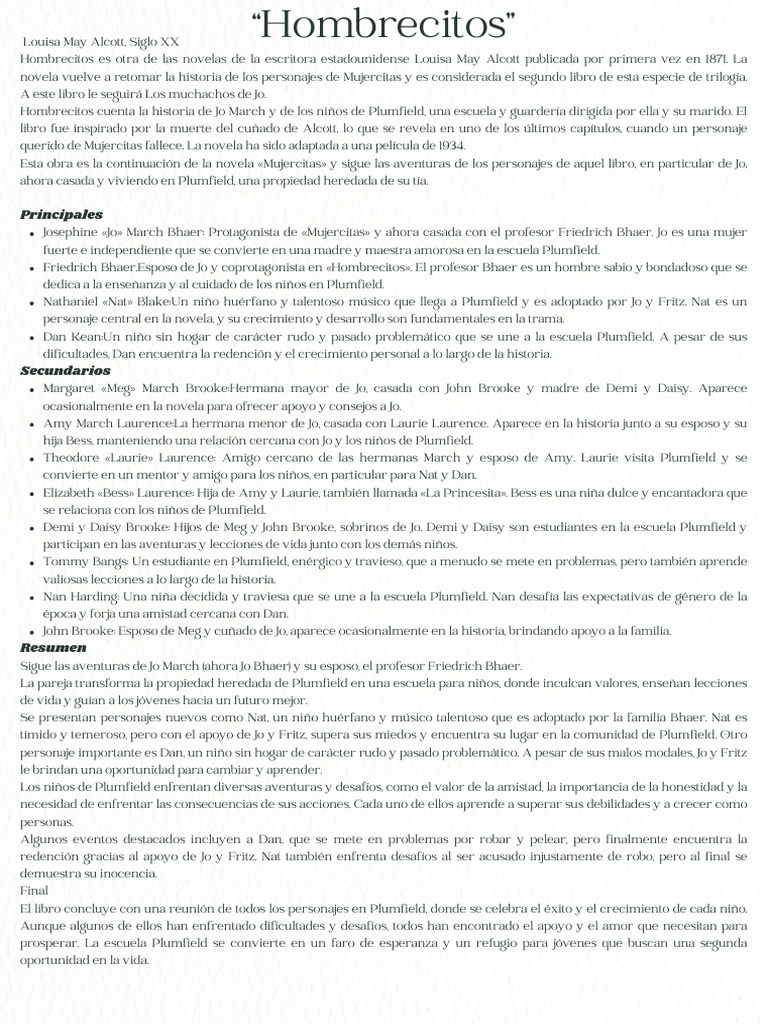 Luisa | PDF | Hombrecillos