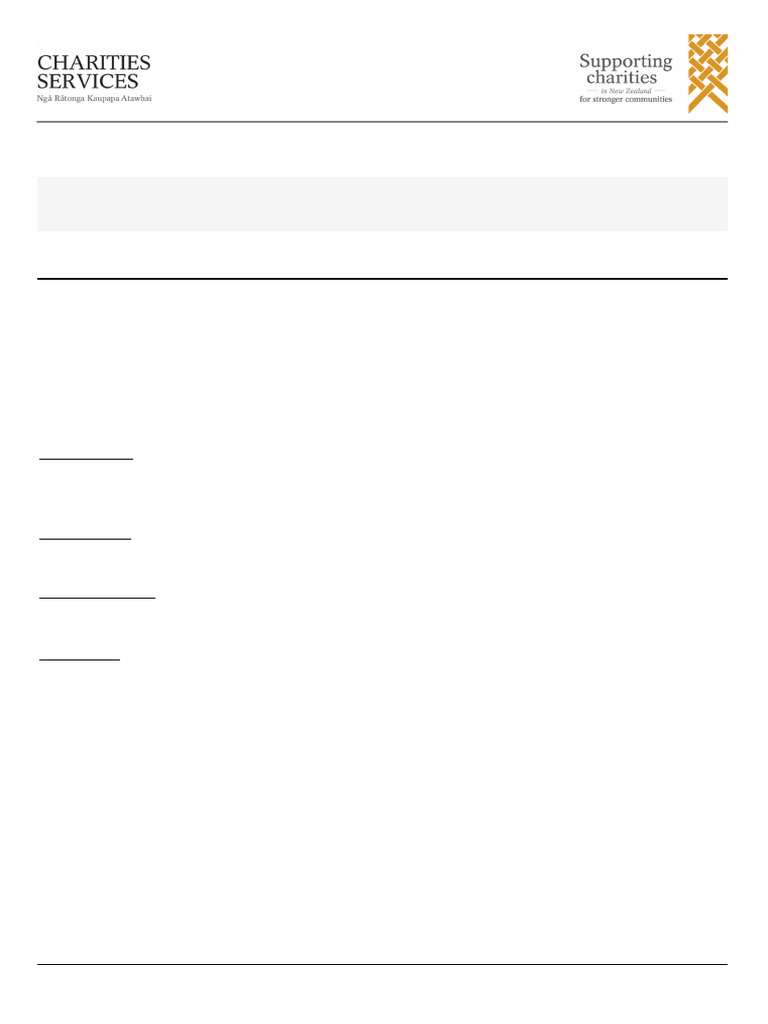 iSee NZ Trust Charity Registration Details | PDF | Charitable Organization | Trustee