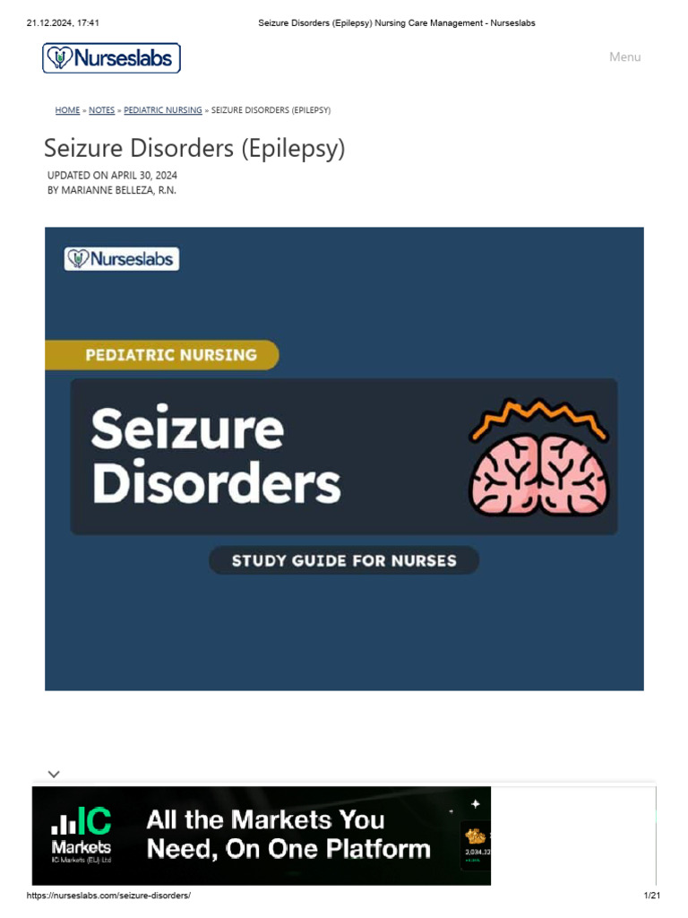 EPILEPSIA | PDF | Epilepsy | Caregiver