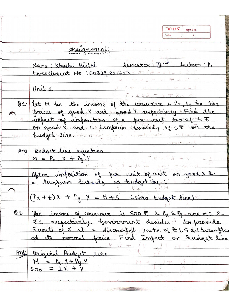 Micro assignment | PDF