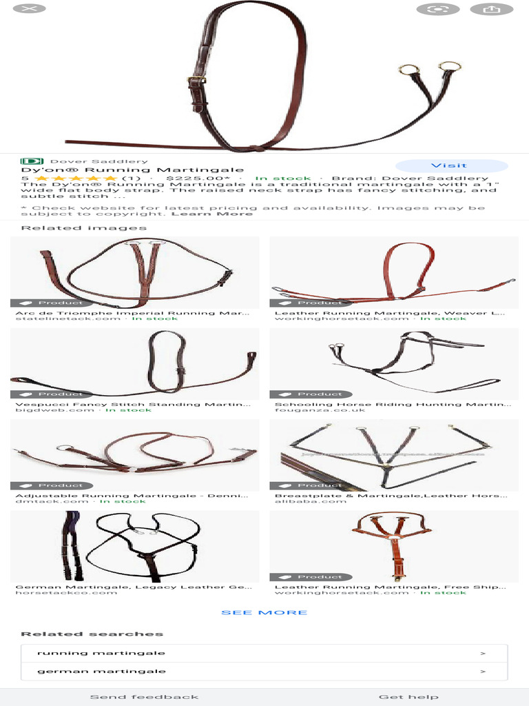 Dy'on® Running Martingale | PDF