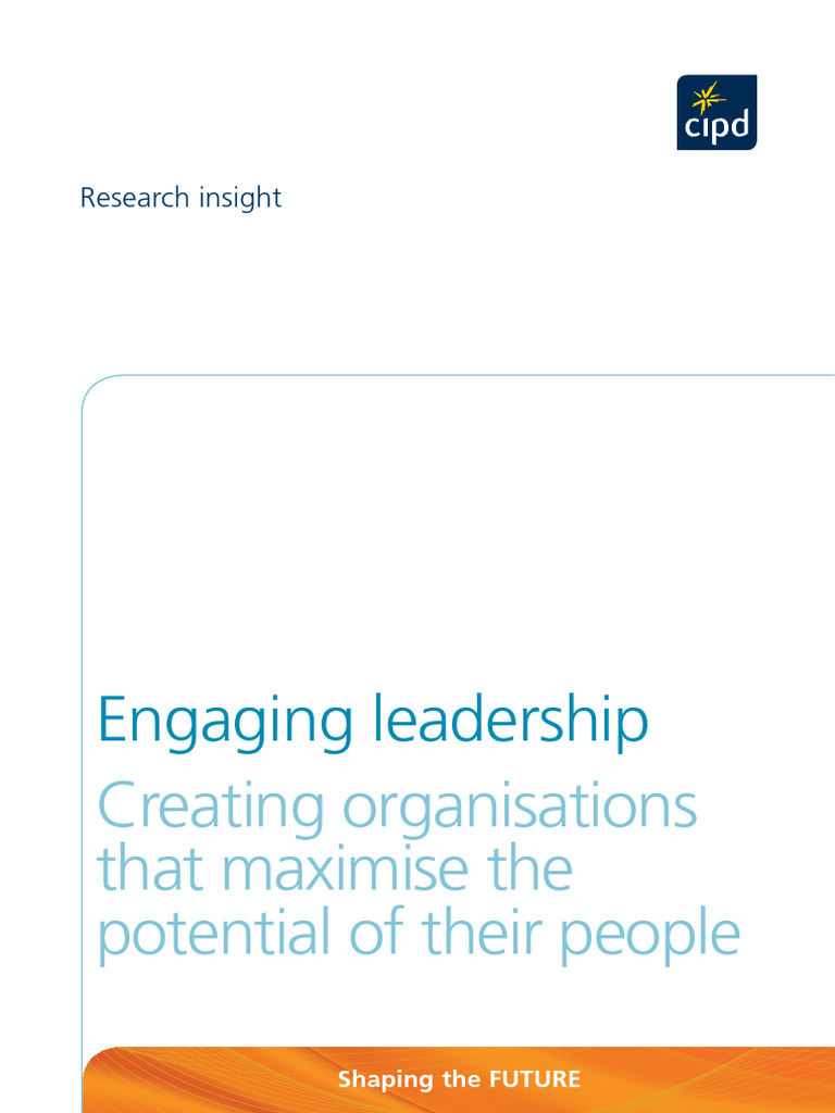 CIPD Engaging Leadership | PDF | Leadership | Employment