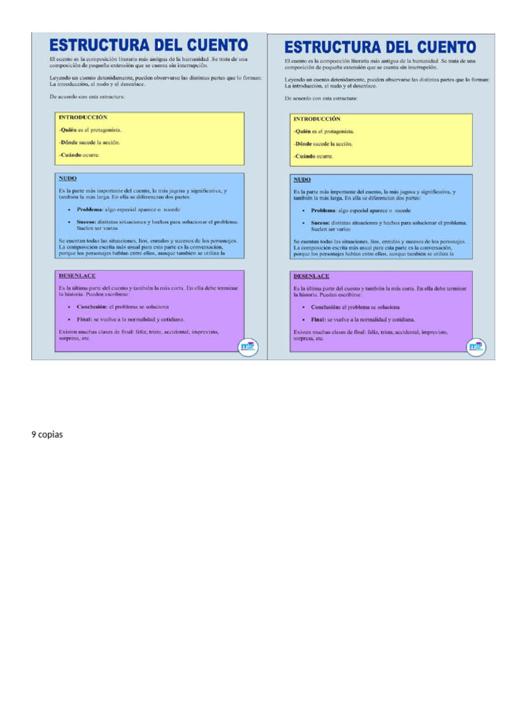 ESTRUCTURA DEL CUENTO | PDF
