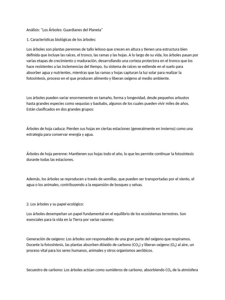 Documento SSSS10 | PDF | Arboles | Los bosques