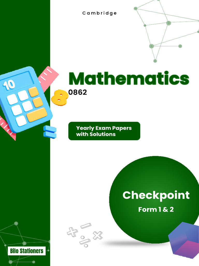 Book Cover - Mathematics (Checkpoint) | PDF