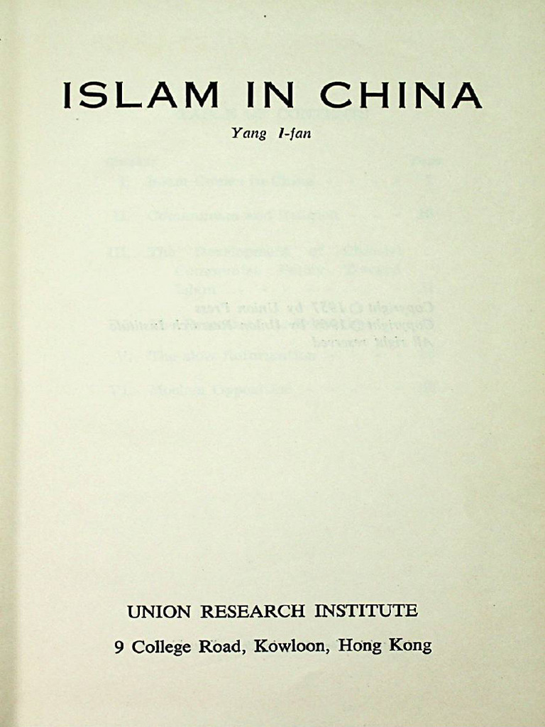 Islam in China | PDF