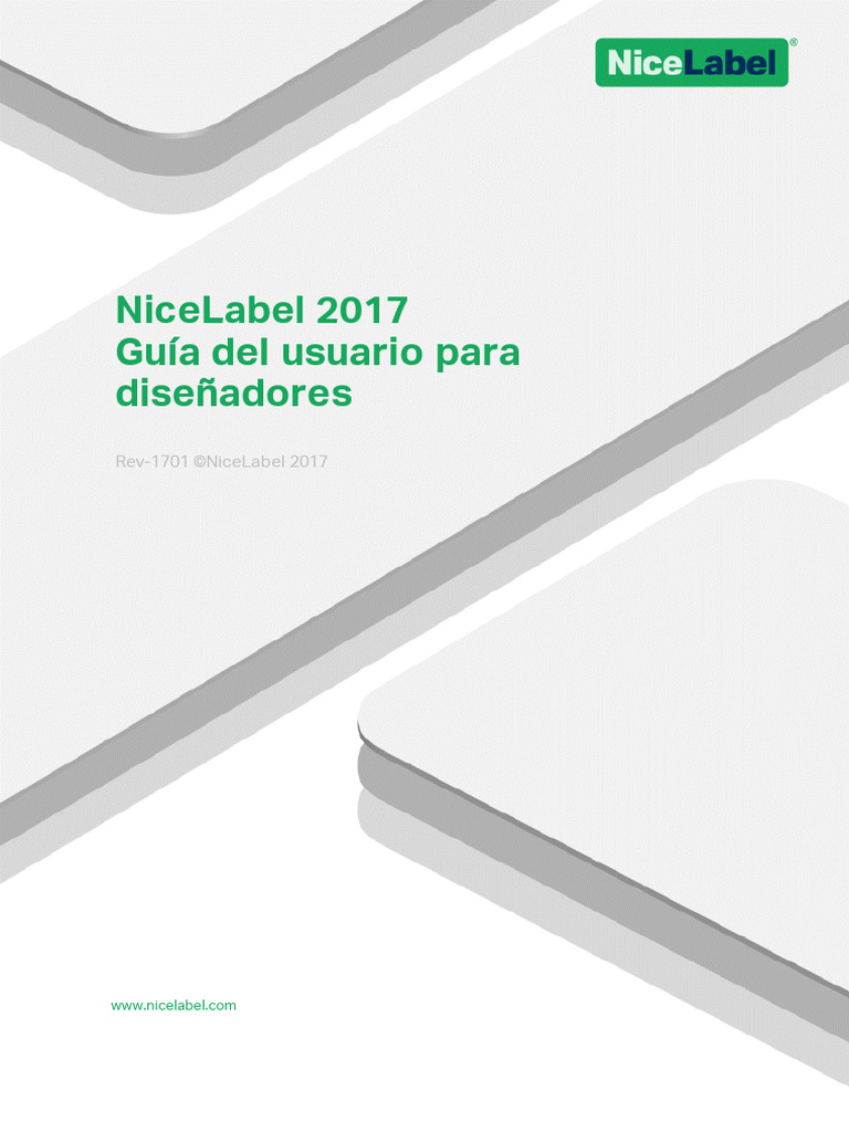 Manual Nice Label 2017 | PDF | Botón (Computación) | Impresora (Computación)