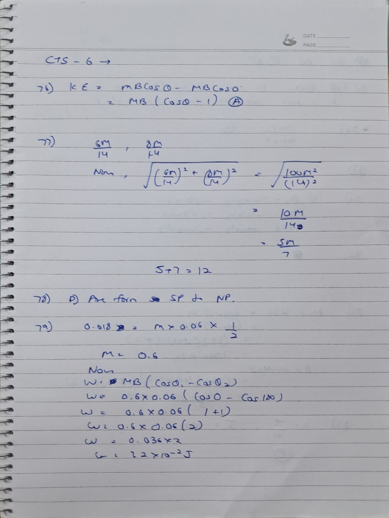CTS 6, Magnetism | PDF