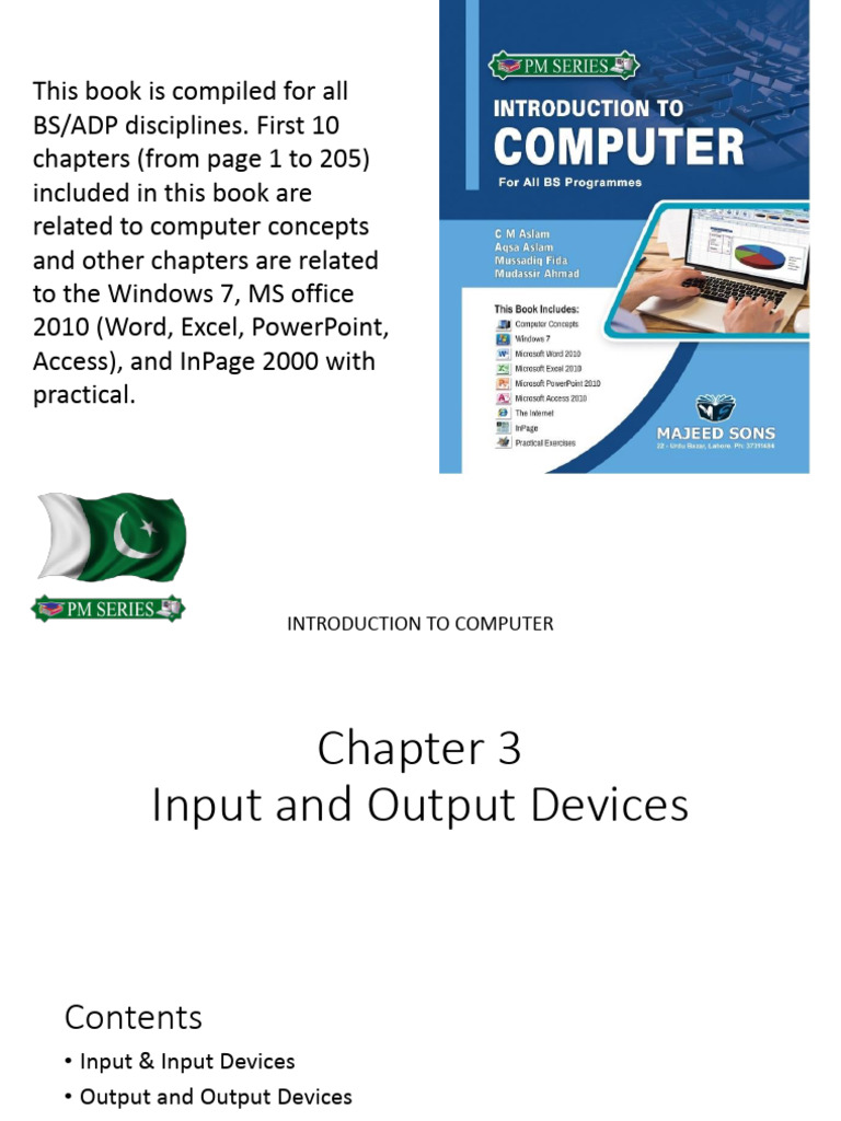 Computer Input and Output Devices Guide | PDF | Computer Monitor ...