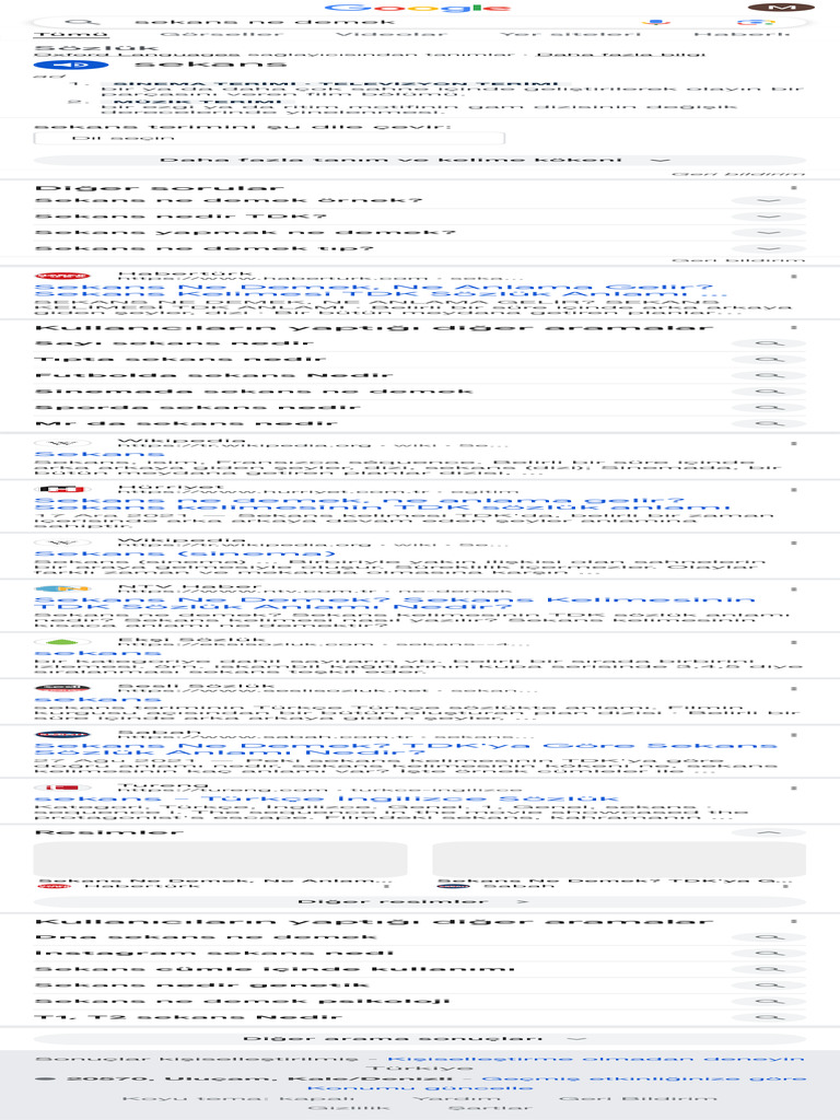 Sekans Ne Demek - Google'Da Ara | PDF