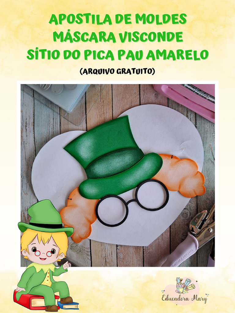 Apostila de Moldes Máscara Visconde - Arquivo Gratuito | PDF