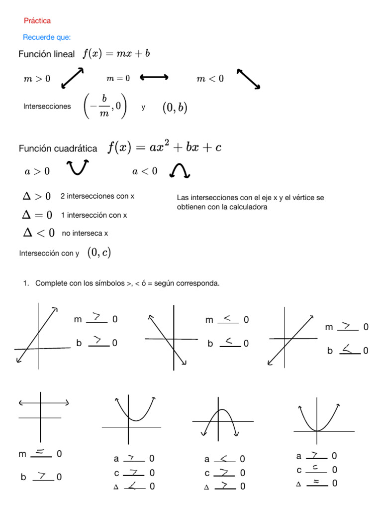 Práctica Funciones | PDF | Geometría | Geometría euclidiana