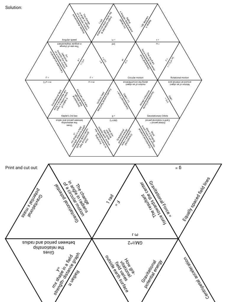 Tarsia Puzzle 1-2 A2 | PDF | Theory Of Relativity | Celestial Mechanics