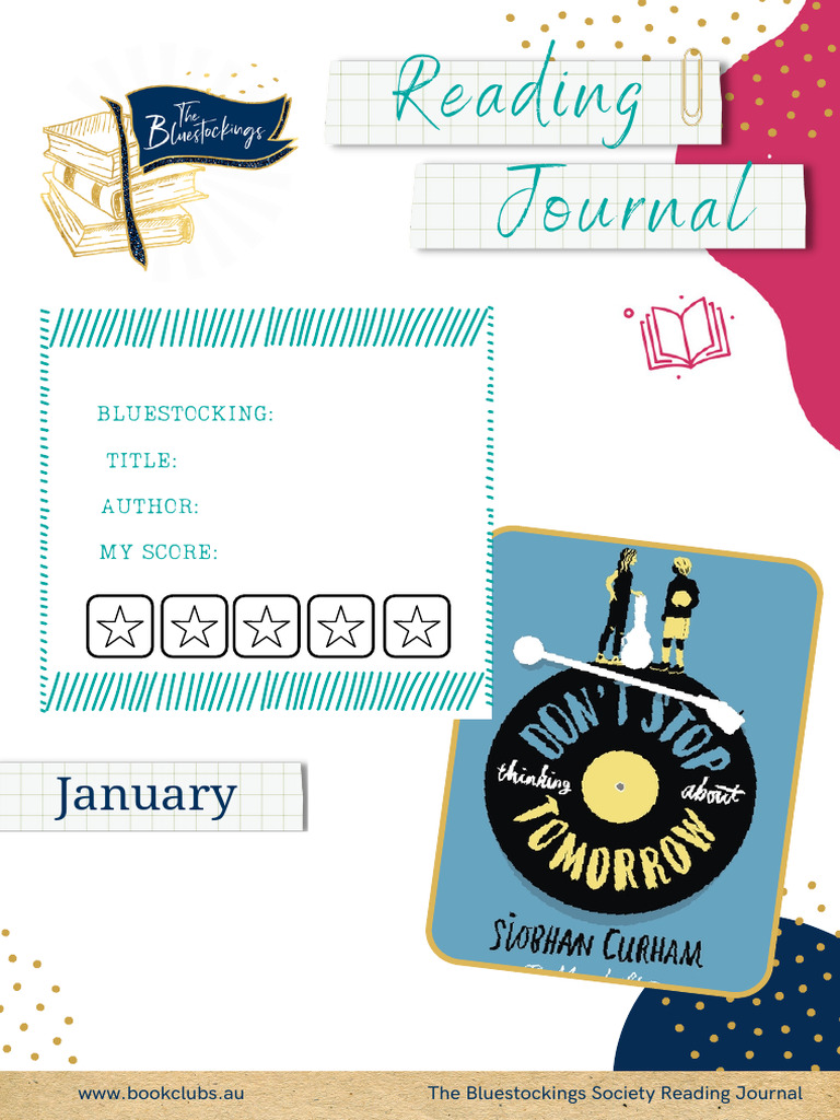 PDF-2023-TBS-Reading-Journal-Dont-Stop-Thinking-About-Tomorrow | PDF