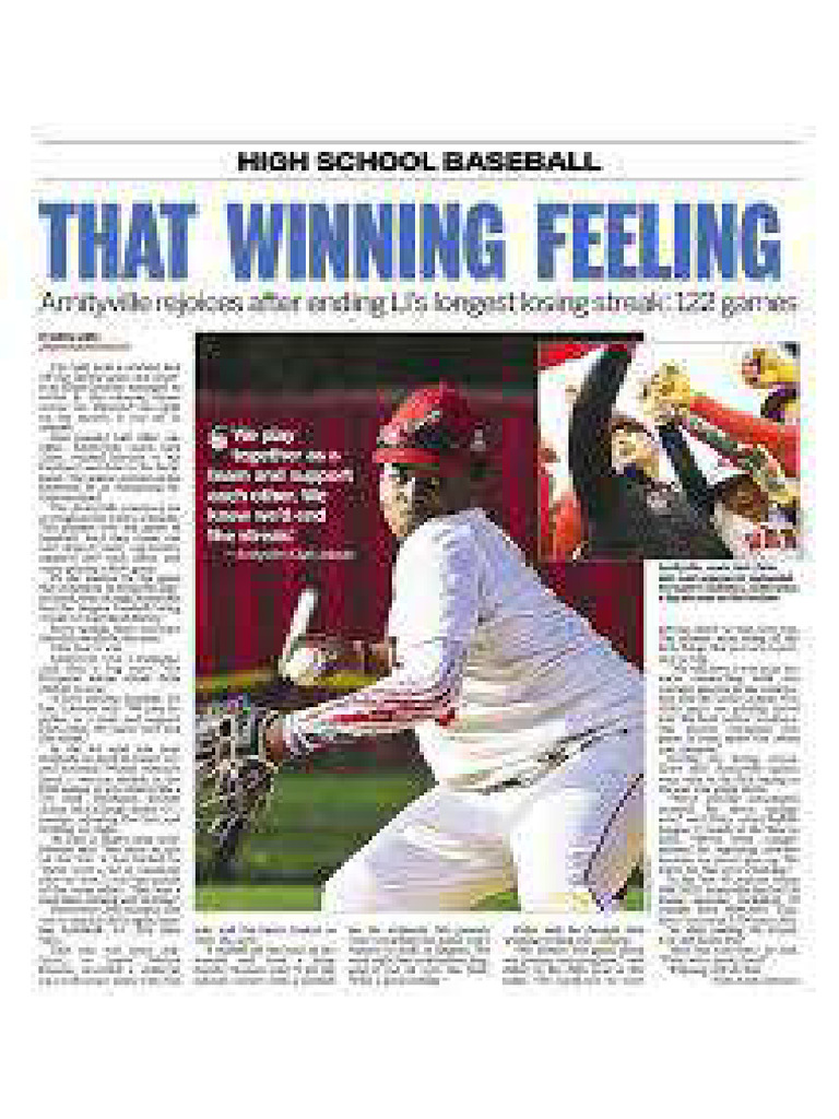 BASEBALL FEELING WHEN YOU WIN | PDF