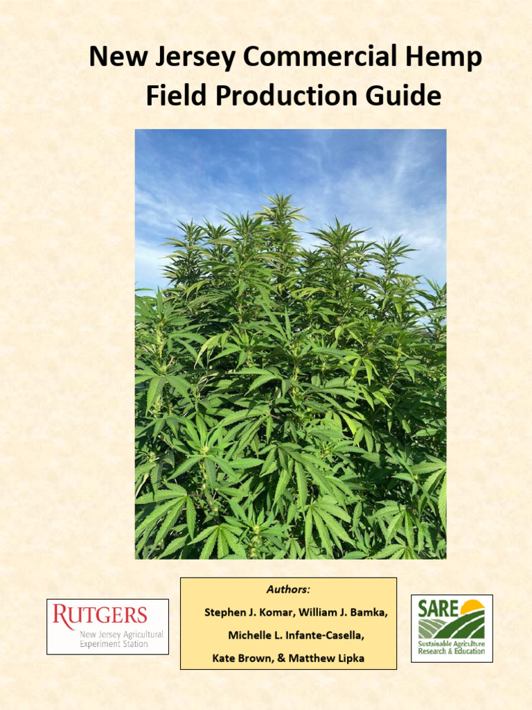 New Jersey Commercial Hemp Field Production Guide 2021 | PDF | Hemp | Soil