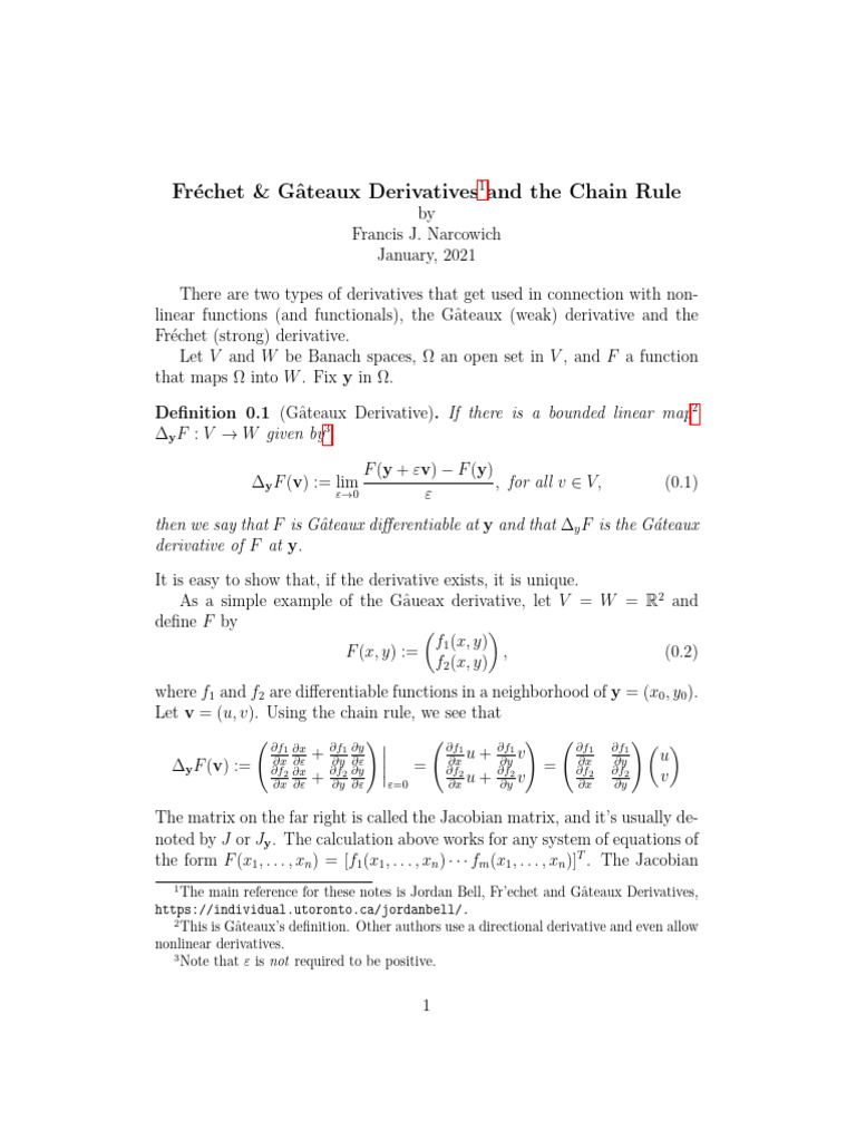 F G Derivatives | PDF | Derivative | Mathematical Analysis