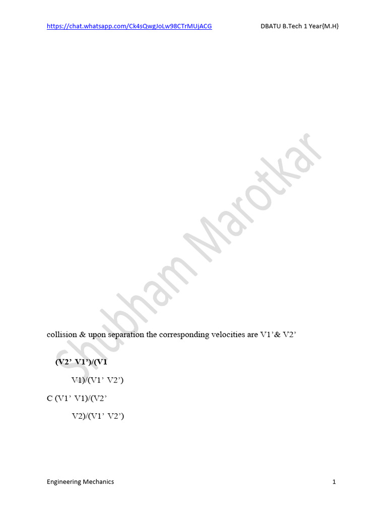 Unit 5 | PDF | Collision | Force