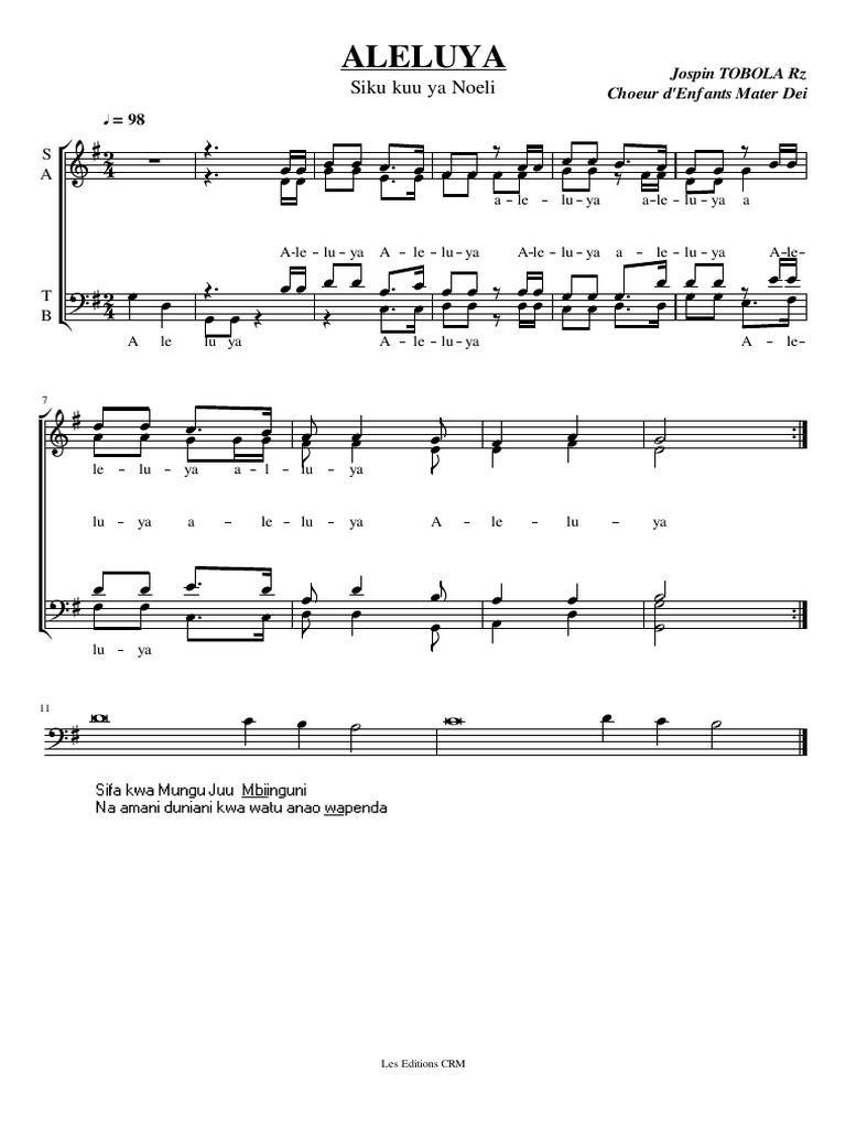 ALELUYA, Noeli | PDF