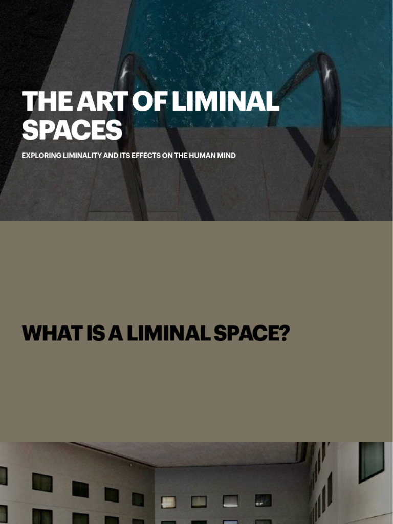Open The art of liminal spaces | PDF