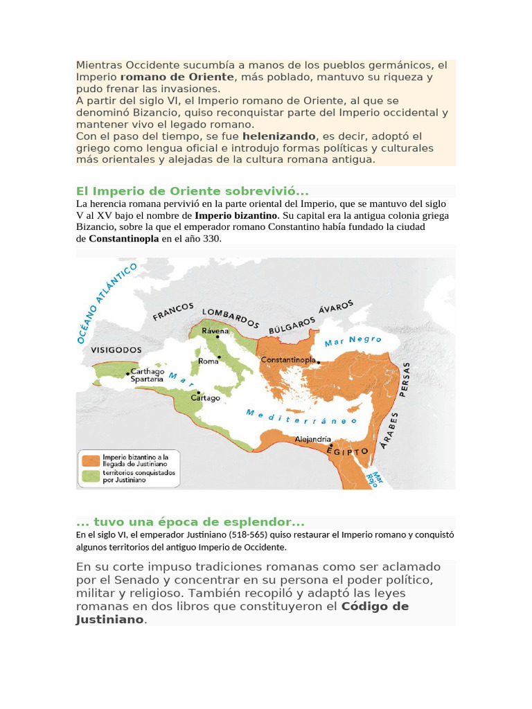 Tema 1 Imperio Bizantino | PDF