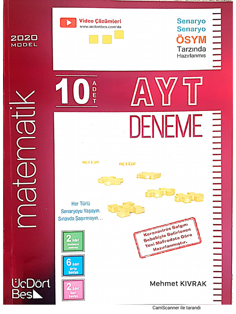 345 - AYT Matematik Denemeleri 2020 | PDF