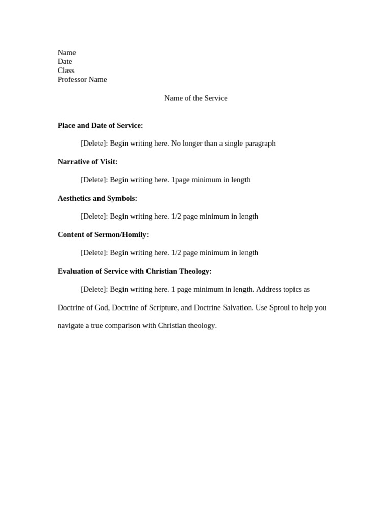 PHI353 Service Assignment Template | PDF