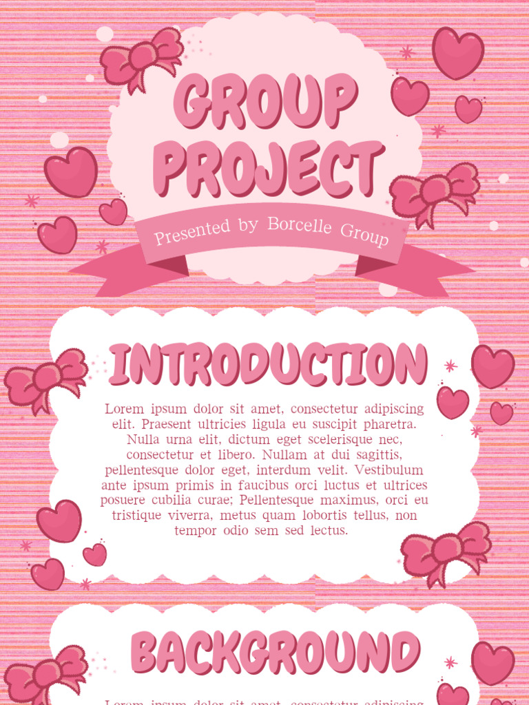 Pink Cute Aesthetic Group Project Presentation - 20241221 - 192533 ...