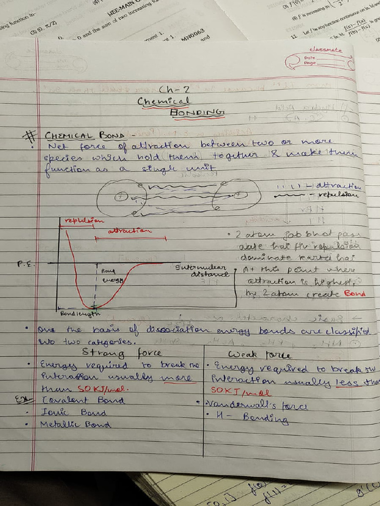Chemical Bonding Notes | PDF