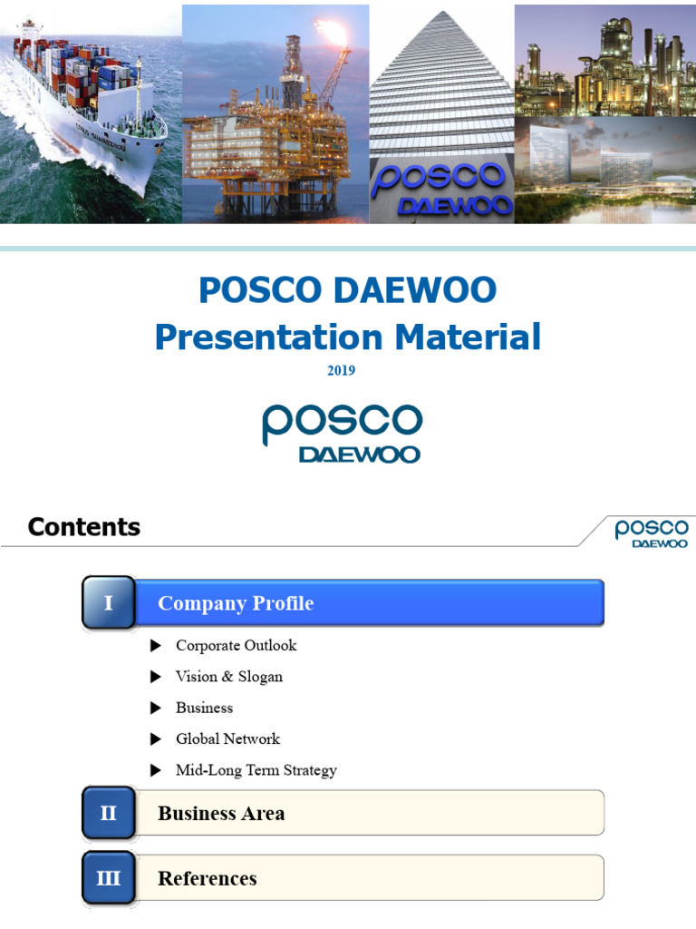 POSCO Presentation (2) | PDF