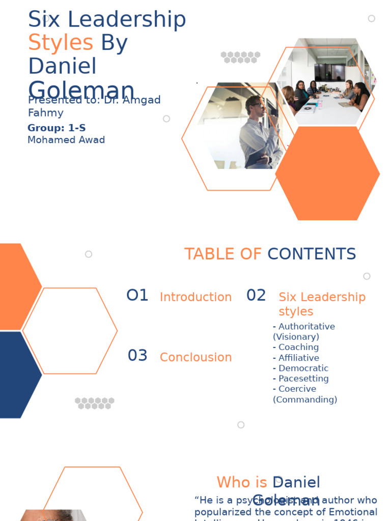 Goleman's Six Leadership Styles Explained | PDF | Leadership | Goal