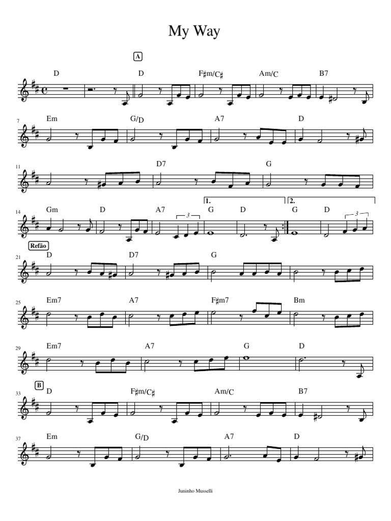 01 My Way Tom Original Pdf