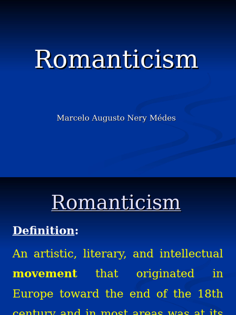Romanticism 20240529203133 | PDF | Romanticism