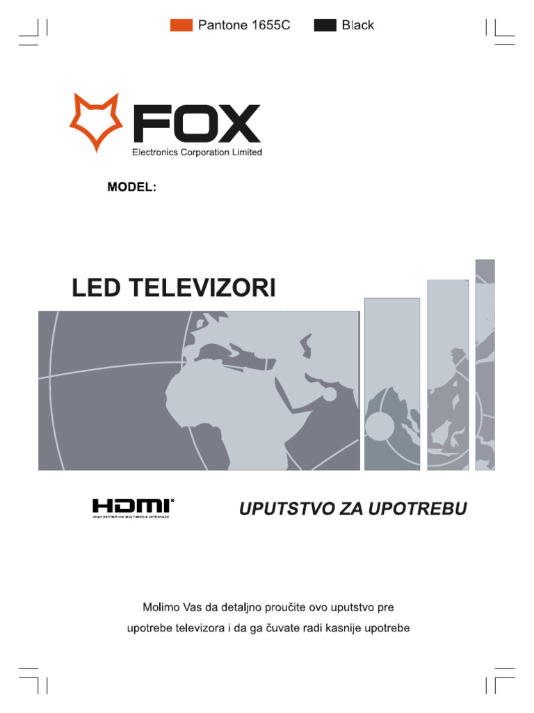 FOX-LED-TV-32DLE60-1 | PDF | Menu (Computing) | Hdmi
