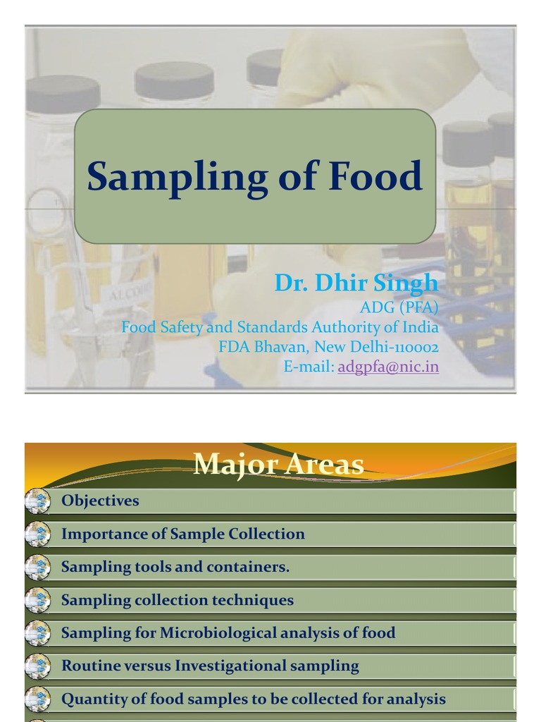 Food Sampling Procedures and Importance | PDF | Yogurt | Foods