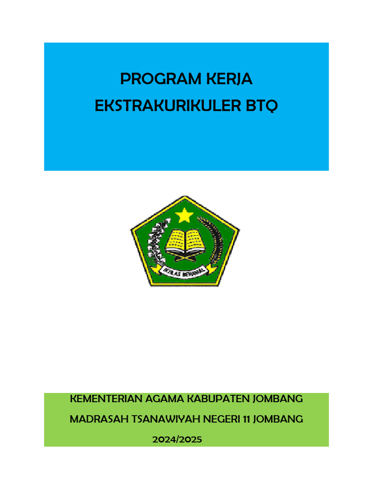 PROGRAM KERJA BTQ | PDF
