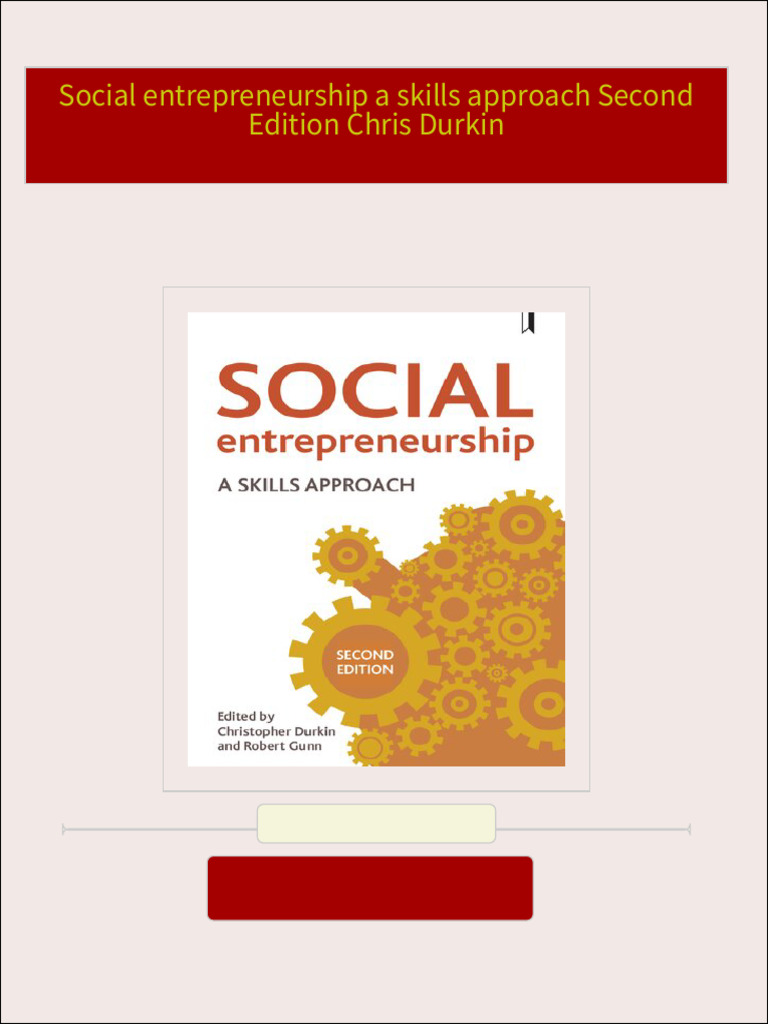 Where can buy Social entrepreneurship a skills approach Second Edition ... Where can buy Social entrepreneurship a skills approach Second Edition ...