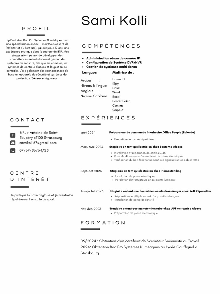 Déterminé, Sérieux, Autonome Et Conscient Du Travail Qui m'Attend, Je ...