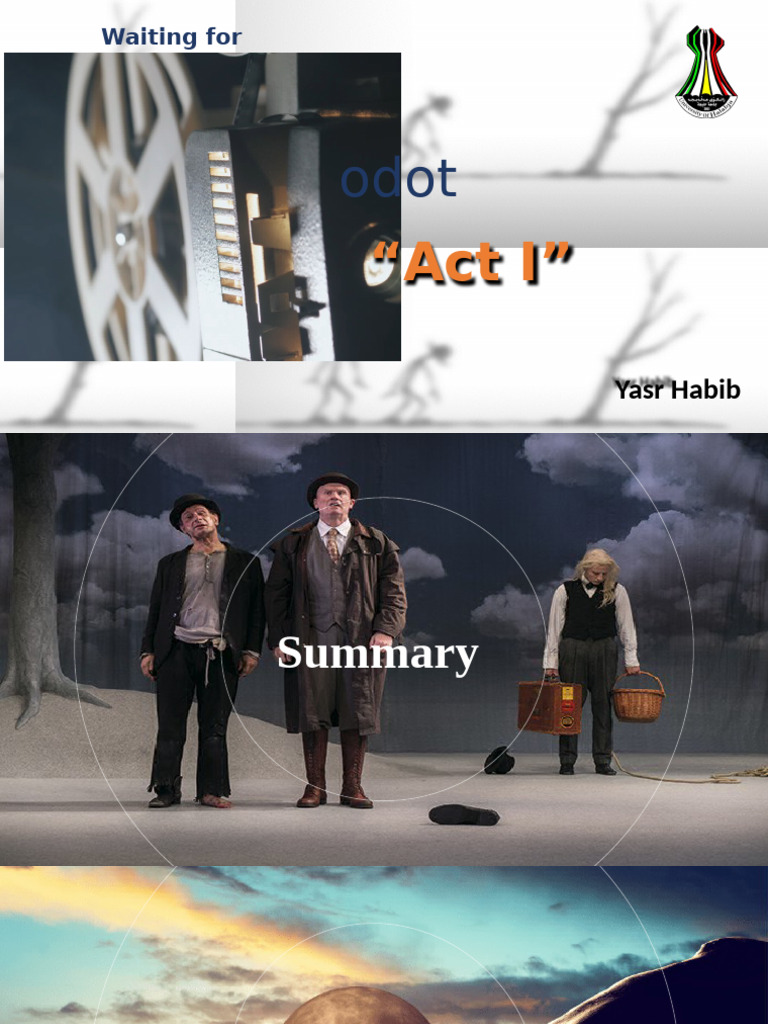 Act 1 Waiting For Godot | PDF