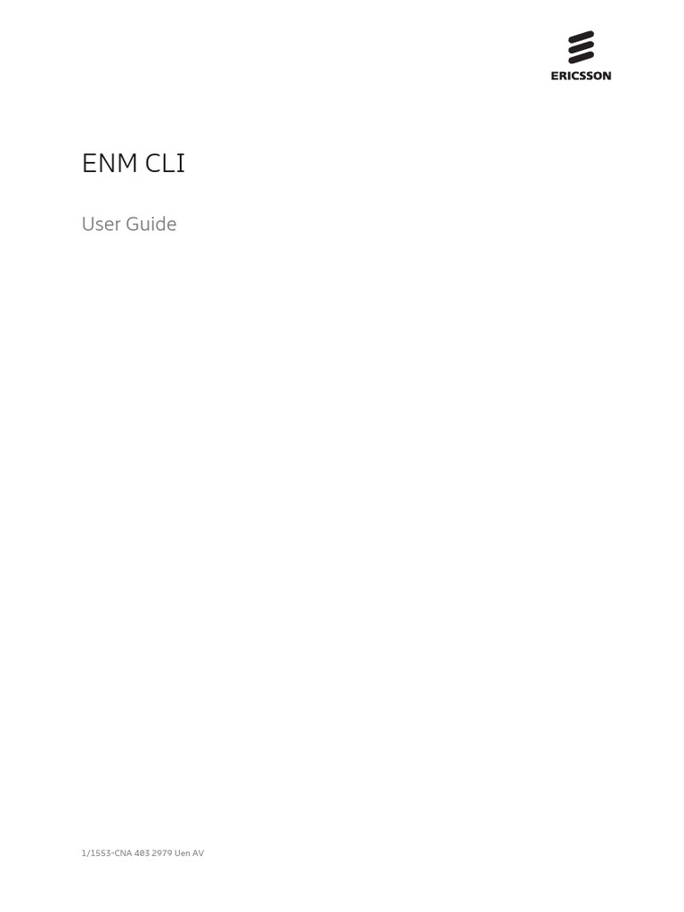 Enm Cli User Guide | PDF | Command Line Interface | Software Development