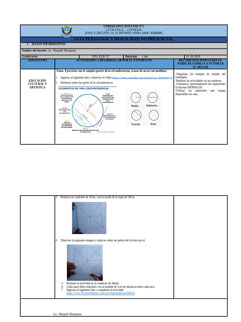 Guia Eca Sexto C Egb 2 | PDF