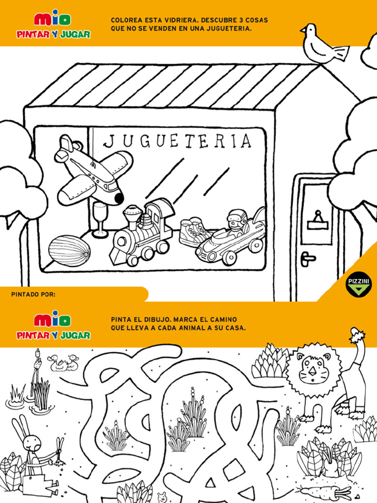Libro para Colorear Padres y Niños | PDF