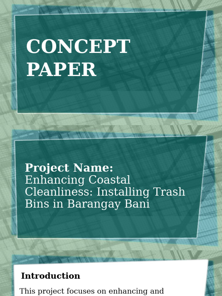 Concept Paper | PDF