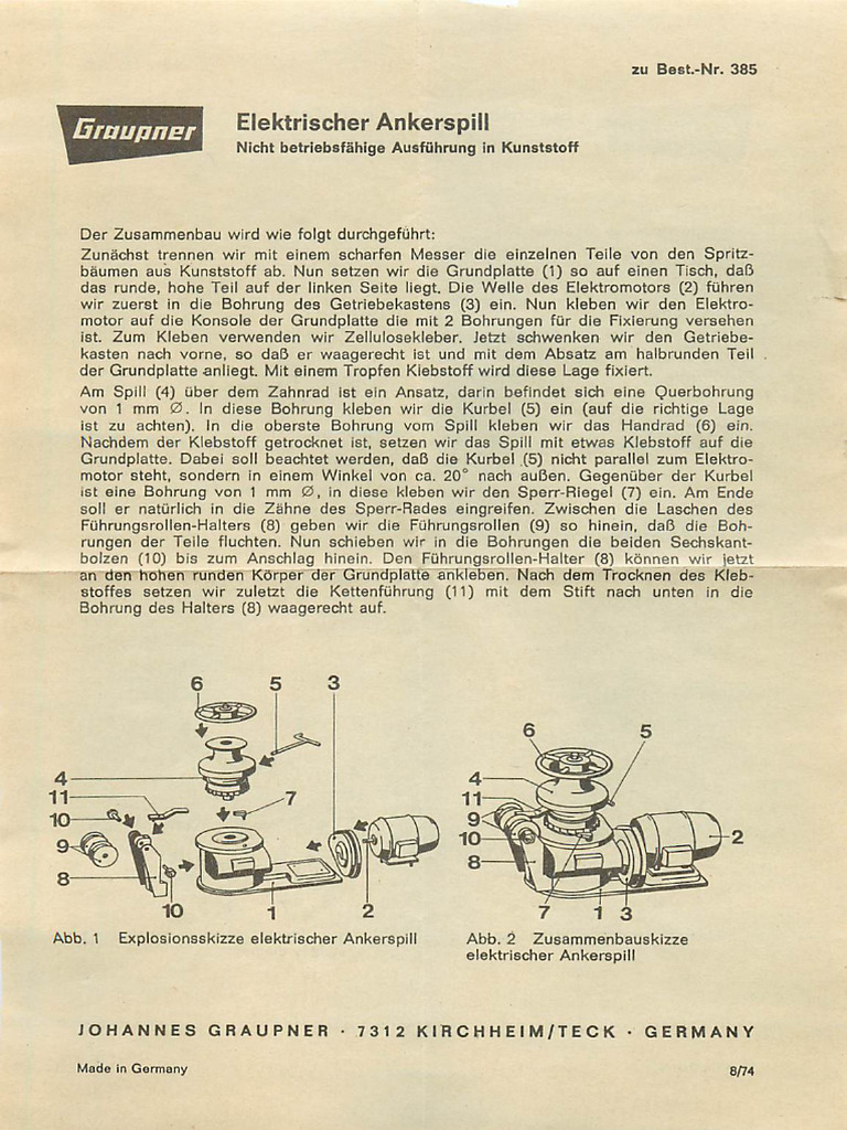 Electric Power Capstan | PDF