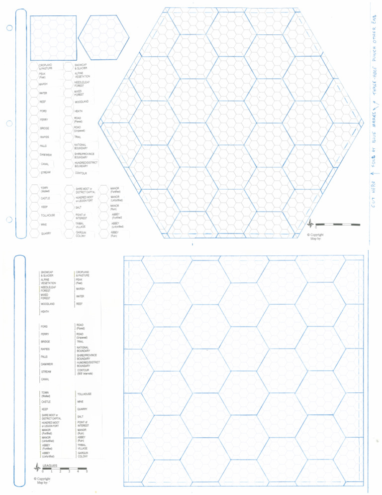 Map Square and Big Hex | PDF