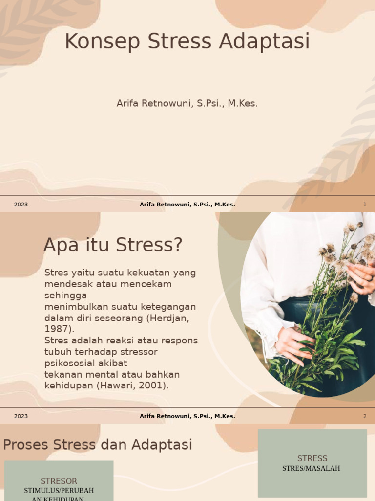 Konsep Stress Adaptasi | PDF